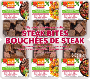 Fully Cooked Steak Bites - Fresh Additions